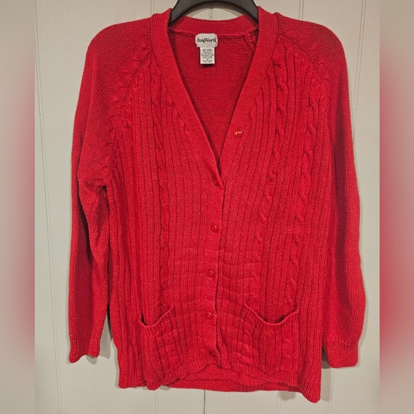 BonWorth | Sweaters | Vintage Bonworth Sweater Womens Small Red ...